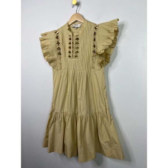 Sea NY | Dresses | Sea Ny Phoebe Cutout Ruffle Tier Pintucked Mini ...